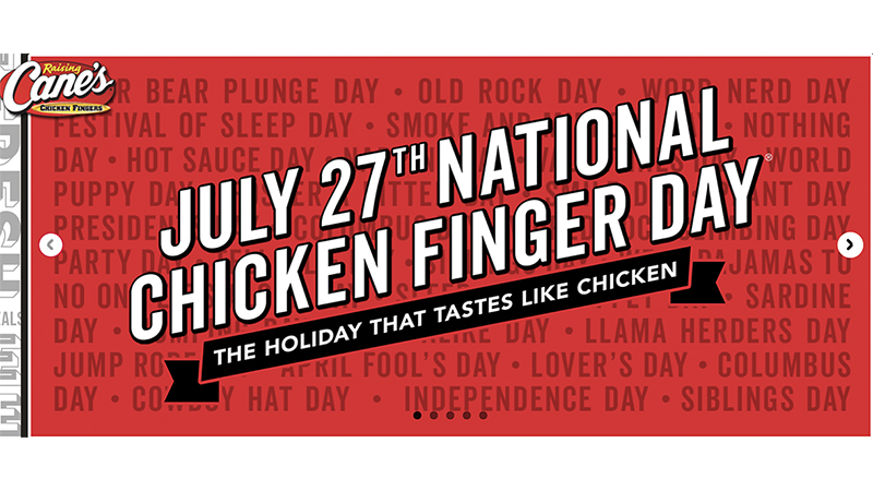 Raising Cane’s to Celebrate National Chicken Finger Day with Free Chicken Fingers | L'Observateur