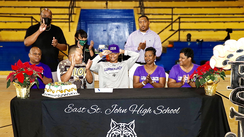 Next step, Stephen F. Austin University: Kylon Harris sets the standard ...