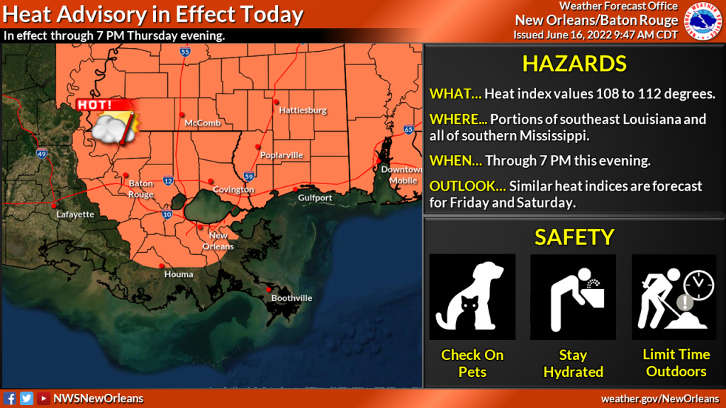 Heat advisory warning - L'Observateur | L'Observateur