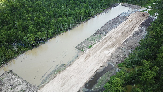 June Update: Levee Project making progress this summer | L'Observateur