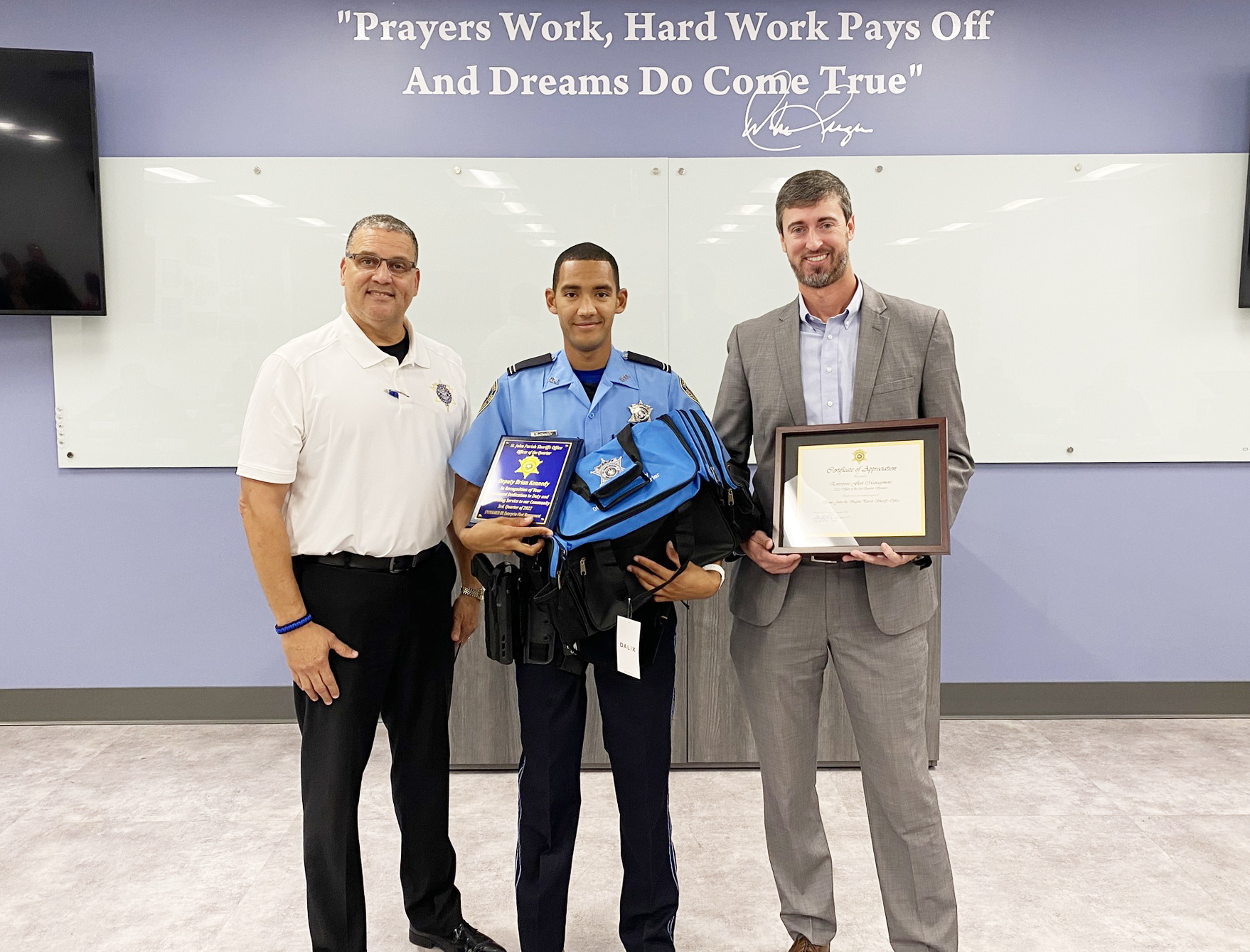 Deputy Kennedy named Officer of the 3rd Quarter | L'Observateur