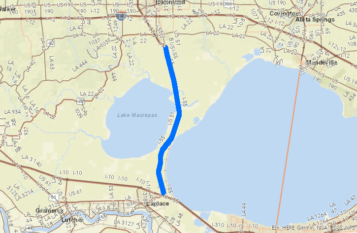 UPDATED: I-55, NB and SB, from I-10 Interchange to I-55 Frontage Road ...