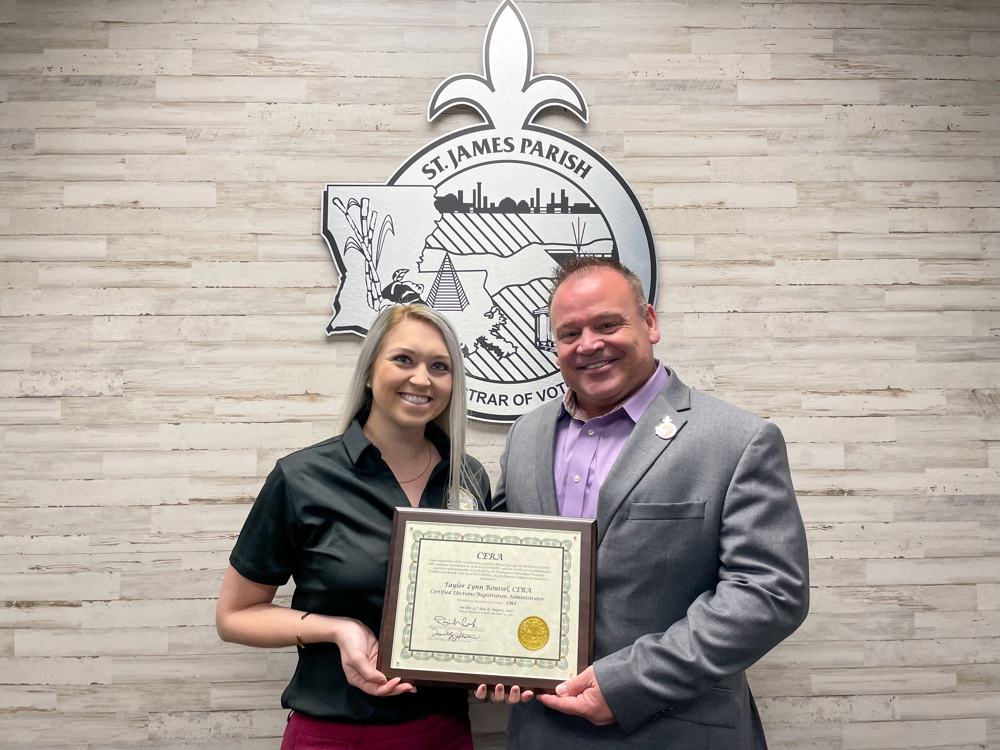 St James Parish Chief Deputy Taylor Roussel Receives Prestigious ...